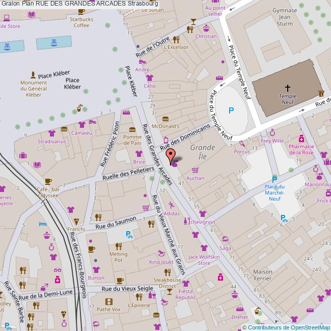 Rue des GRANDES ARCADES Strasbourg