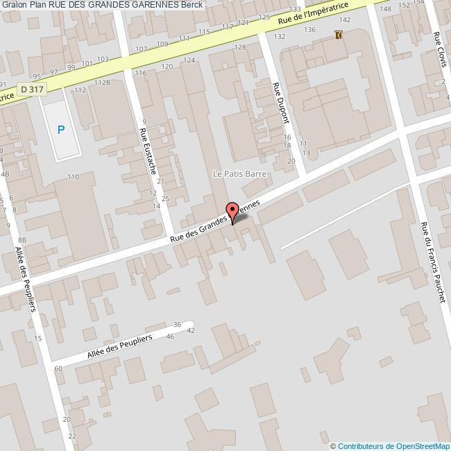 Rue des GRANDES GARENNES Berck