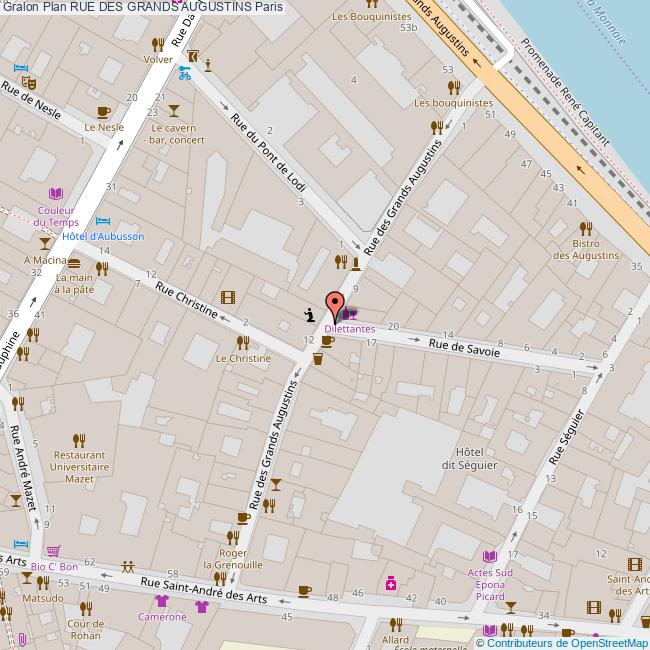 Rue des GRANDS AUGUSTINS Paris