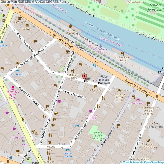 Rue des GRANDS DEGRES Paris