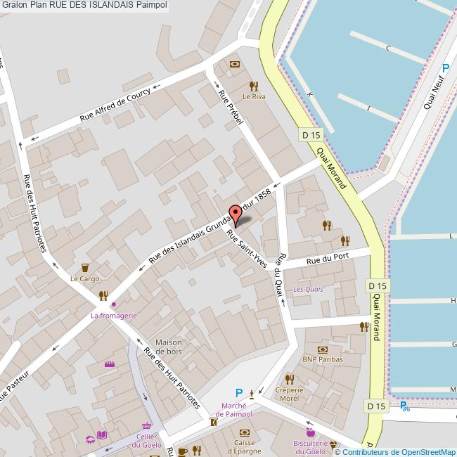 Rue des ISLANDAIS Paimpol