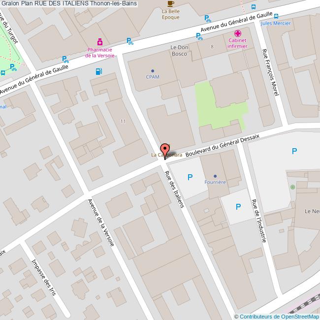 Rue des ITALIENS Thonon-les-Bains