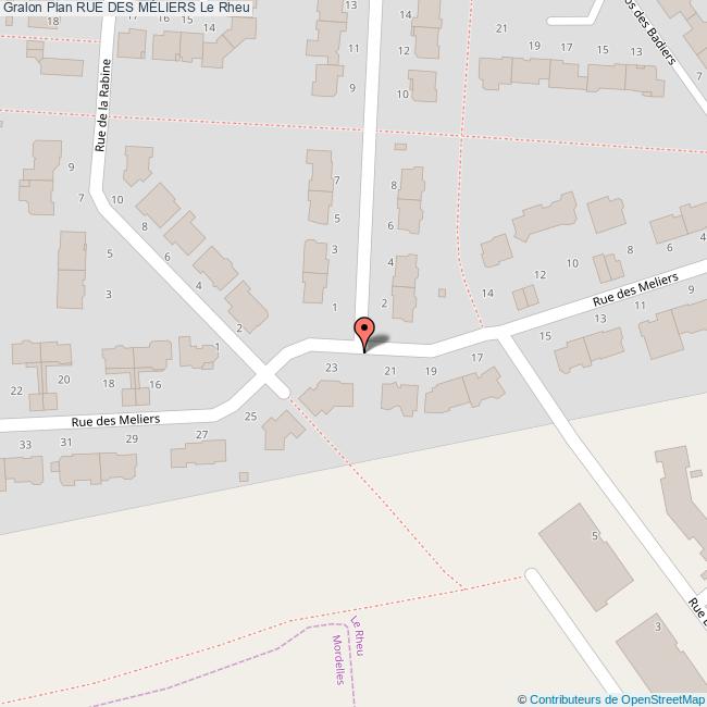 Rue des MÉLIERS Le Rheu