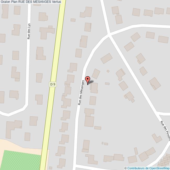 Rue des MÉSANGES Vertus