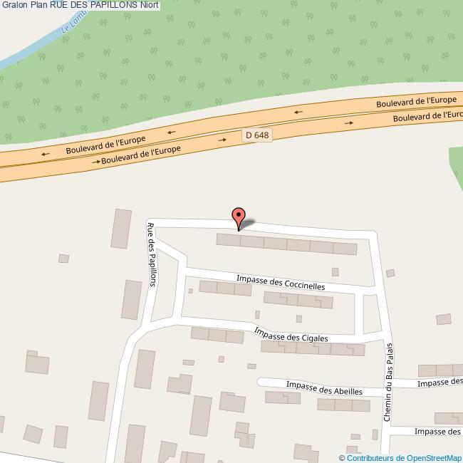Rue des PAPILLONS Niort