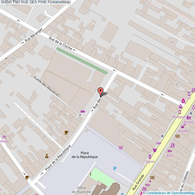 Rue des PINS Fontainebleau