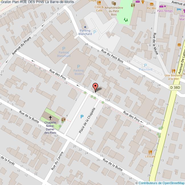 Rue des PINS La Barre-de-Monts