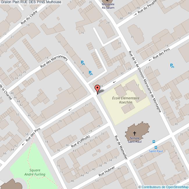 Rue des PINS Mulhouse