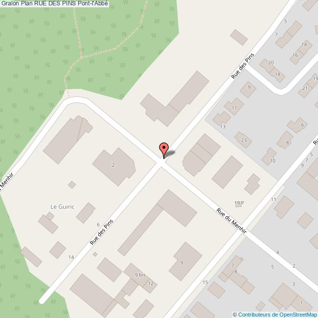 Rue des PINS Pont-l'Abbé