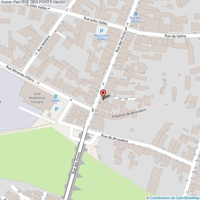 Rue des PONTS Vierzon