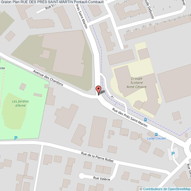 Rue des PRÉS SAINT-MARTIN Pontault-Combault