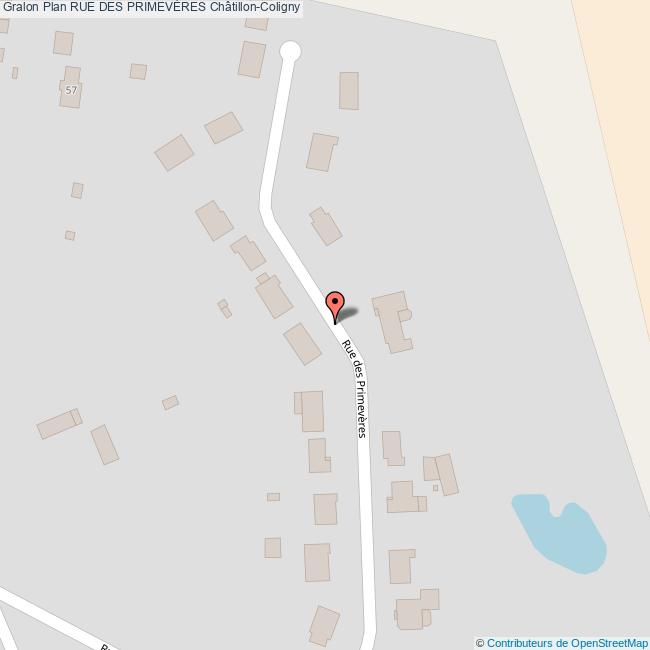 Rue des PRIMEVÈRES Châtillon-Coligny
