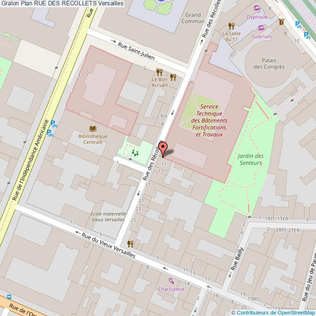 Rue des RÉCOLLETS Versailles