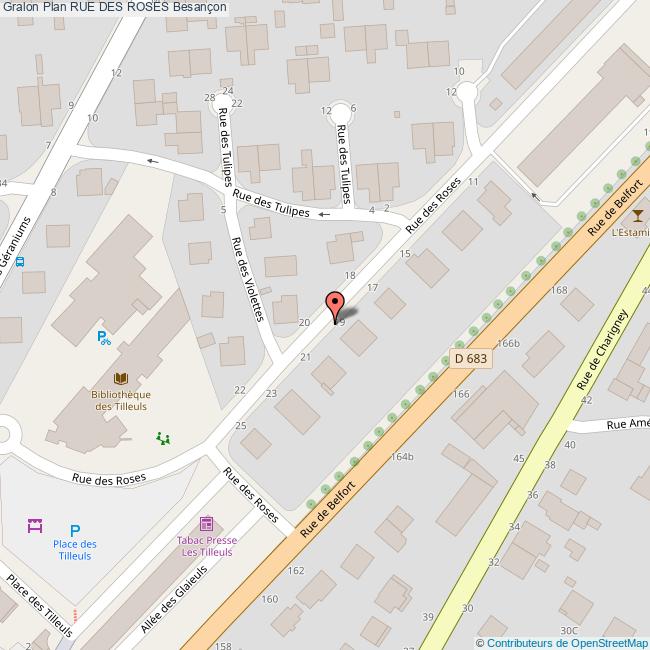 Rue des ROSES Besançon