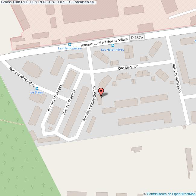 Rue des ROUGES-GORGES Fontainebleau