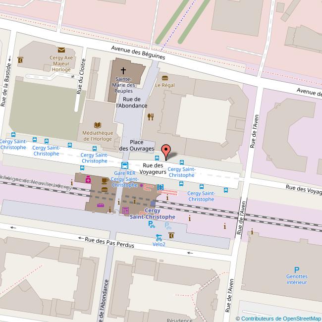 Rue des VOYAGEURS Cergy