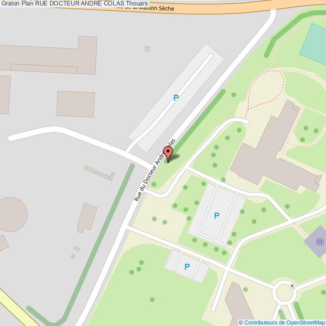Rue DOCTEUR ANDRÉ COLAS Thouars
