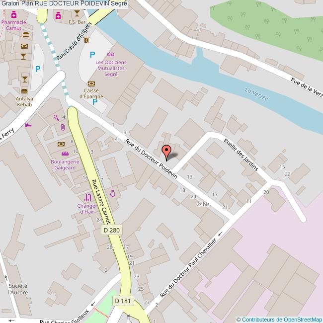 Rue DOCTEUR POIDEVIN Segré
