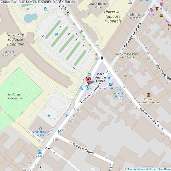 Rue DOYEN GABRIEL MARTY Toulouse