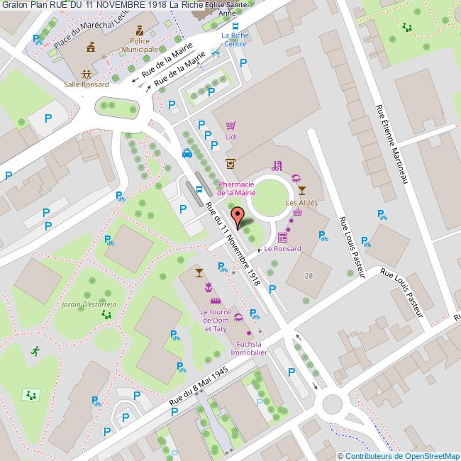 Rue du 11 NOVEMBRE 1918 La Riche