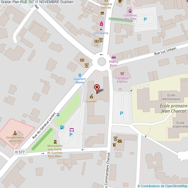 Rue du 11 NOVEMBRE Guichen