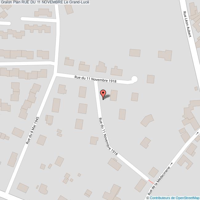 Rue du 11 NOVEMBRE Le Grand-Lucé