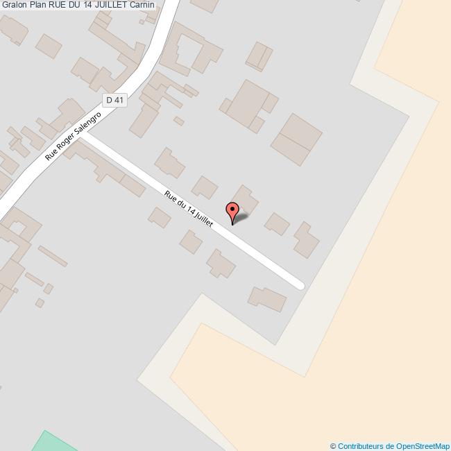 Rue du 14 JUILLET Carnin