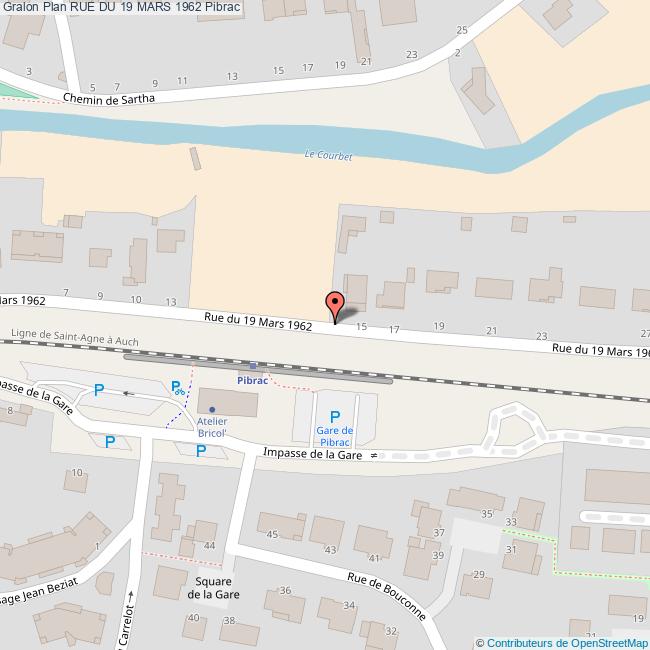 Rue du 19 MARS 1962 Pibrac