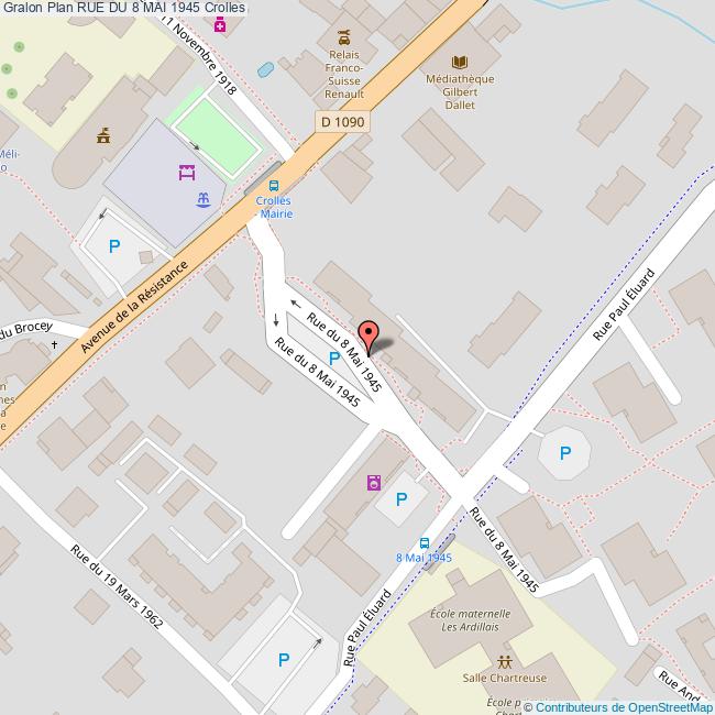 Rue du 8 MAI 1945 Crolles