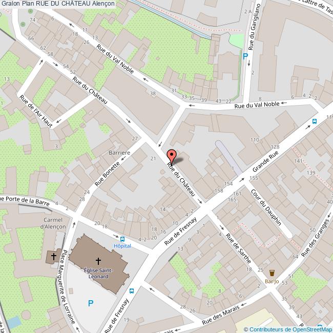 Rue du CHÂTEAU Alençon
