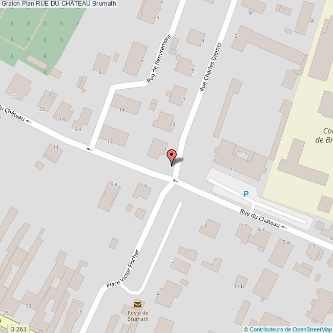 Rue du CHÂTEAU Brumath