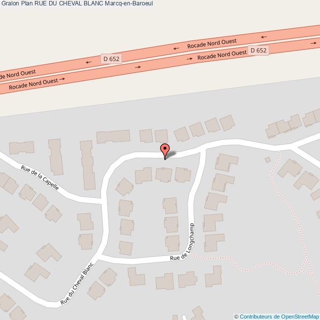 Rue du CHEVAL BLANC Marcq-en-Baroeul