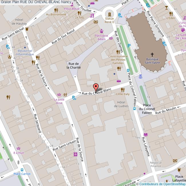 Rue du CHEVAL-BLANC Nancy