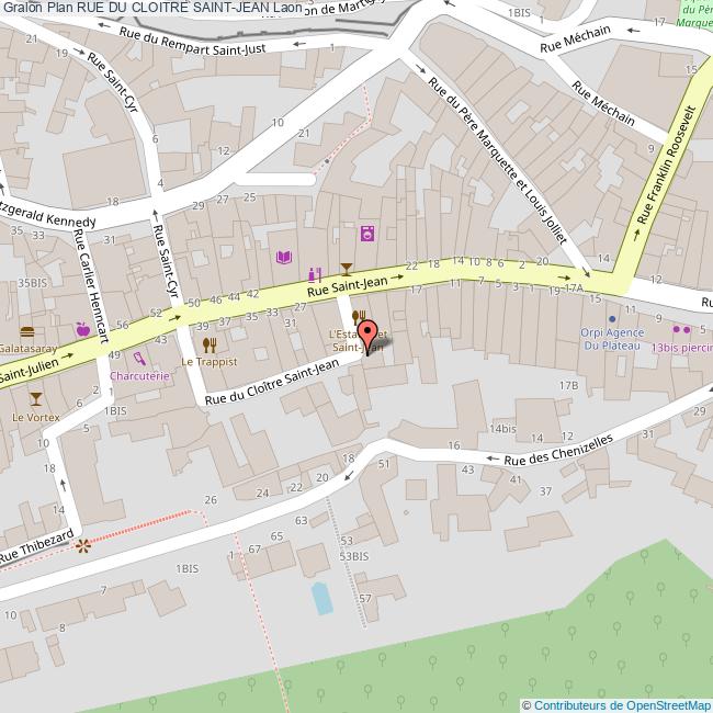 Rue du CLOITRE SAINT-JEAN Laon