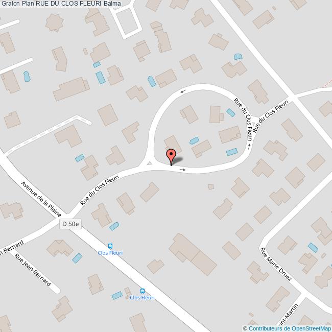 Rue du CLOS FLEURI Balma