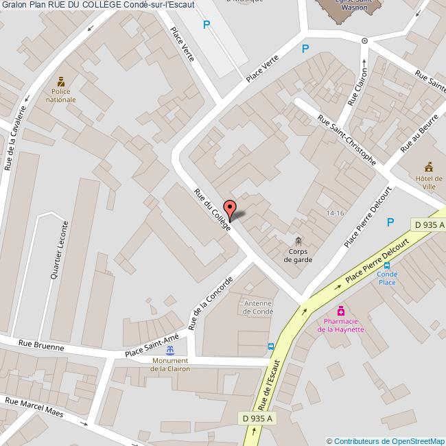 Rue du COLLÈGE Condé-sur-l'Escaut