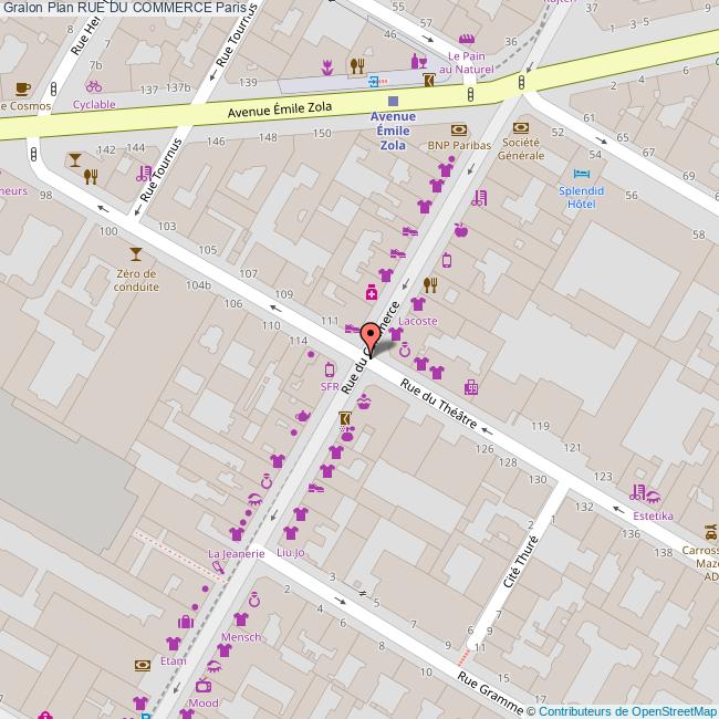 Rue du COMMERCE Paris