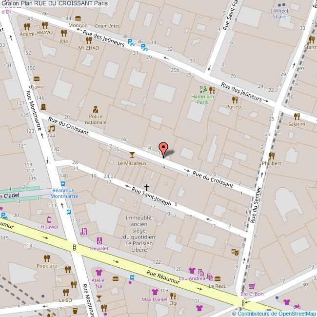 Rue du CROISSANT Paris