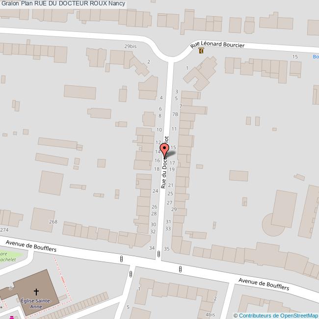 Rue du DOCTEUR ROUX Nancy