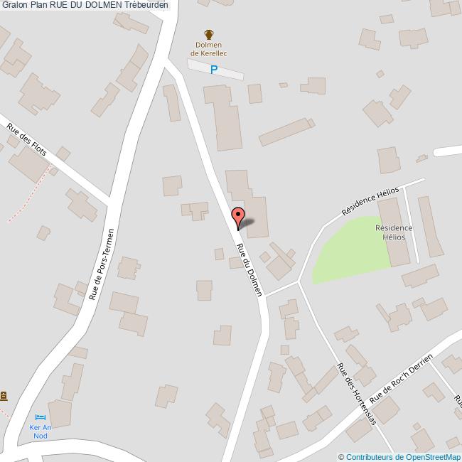 Rue du DOLMEN Trébeurden