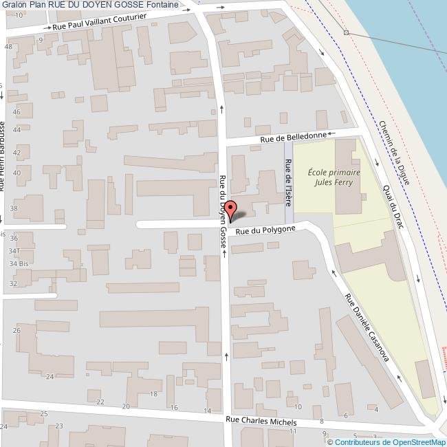 Rue du DOYEN GOSSE Fontaine