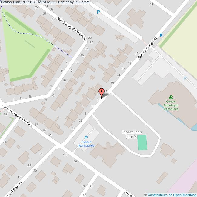 Rue du GAINGALET Fontenay-le-Comte