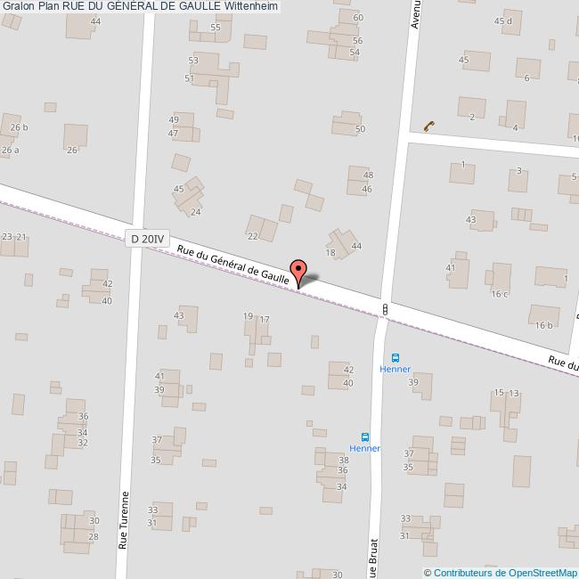 Rue du GÉNÉRAL DE GAULLE Wittenheim