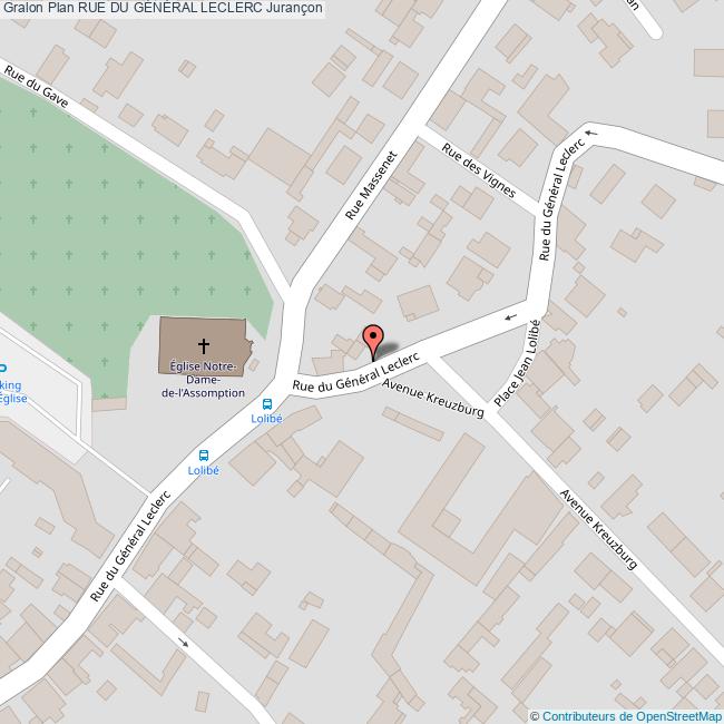 Rue du GÉNÉRAL LECLERC Jurançon