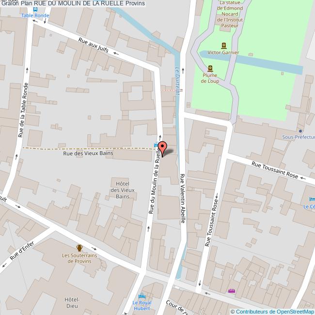 Rue du MOULIN DE LA RUELLE Provins