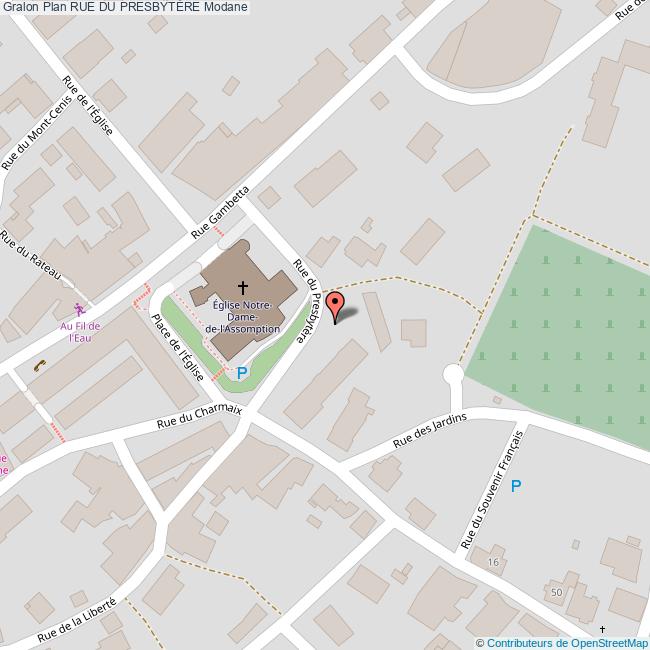 Rue du PRESBYTÈRE Modane