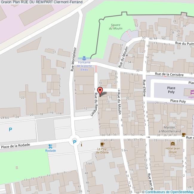 Rue du REMPART Clermont-Ferrand