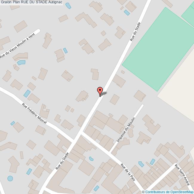 Rue du STADE Autignac