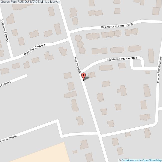 Rue du STADE Miniac-Morvan