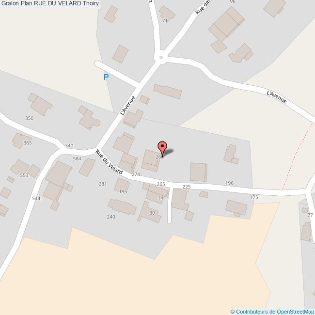 Rue du VELARD Thoiry